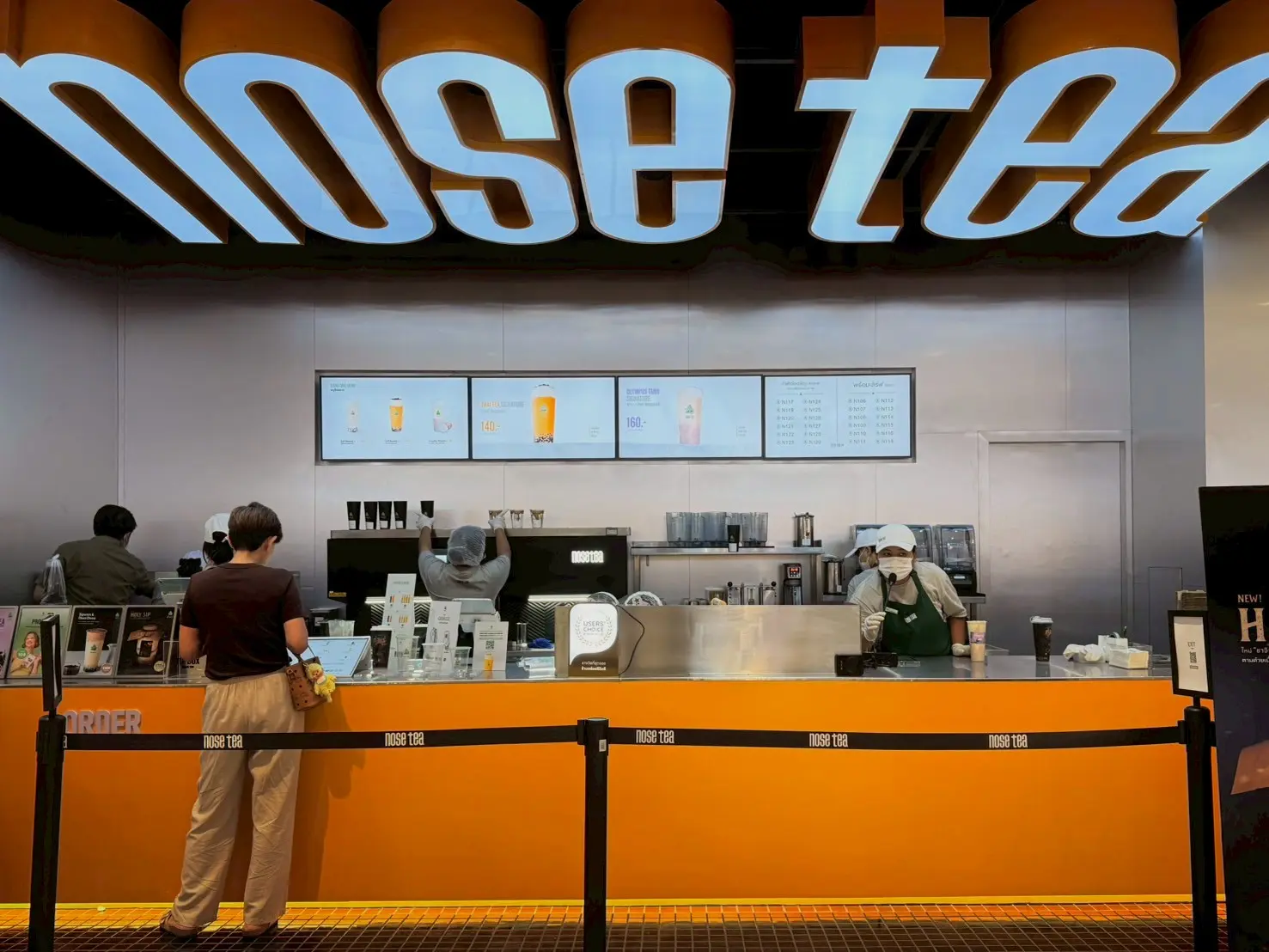 Nose Tea เลือกใช้ Digital Menu Board จากดีไซน์เนจ เมนูดิจิทัลที่คุ้มค่า